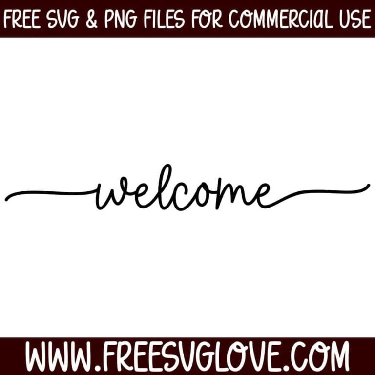 Welcome SVG - Free SVG Love