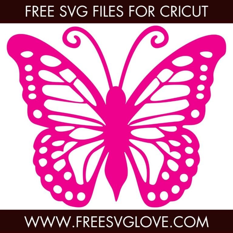 Butterfly SVG File For Cricut - Free SVG Love